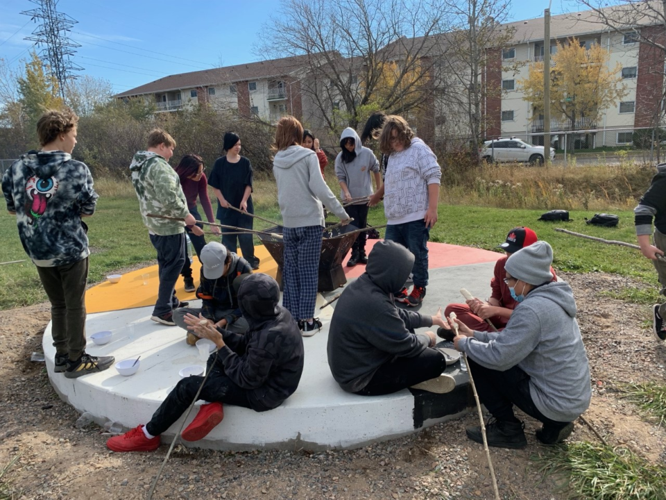 Westgate CVI's KZ Lodge Celebrates New Fire Pit - Lakehead District ...