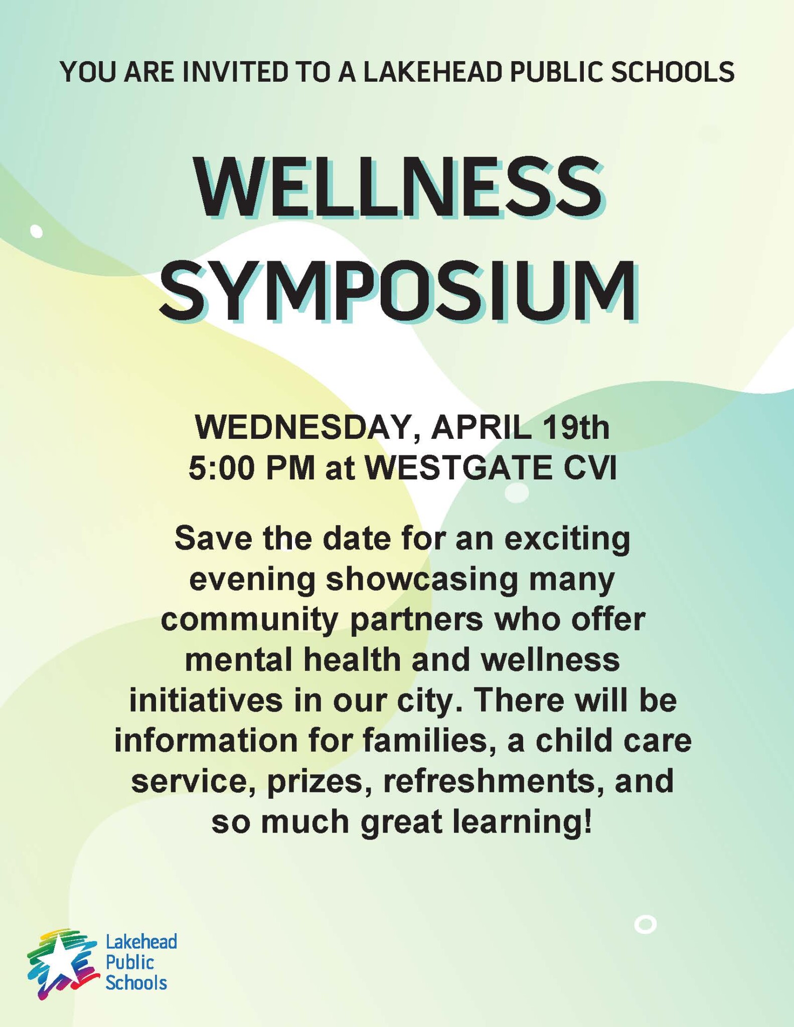 Wellness Symposium - Lakehead District School Board Lakehead District ...