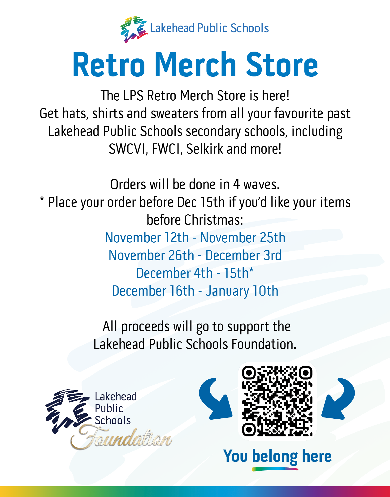 LPS Retro Merch Store - Lakehead District School Board Lakehead ...
